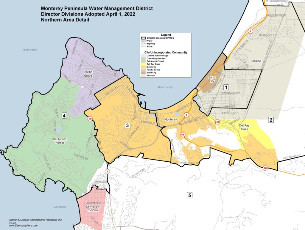 Voter Division Maps | Monterey Peninsula Water Management District